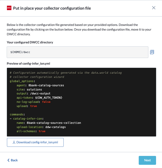 Infor ION and the data.world Collector