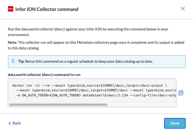 Infor ION and the data.world Collector